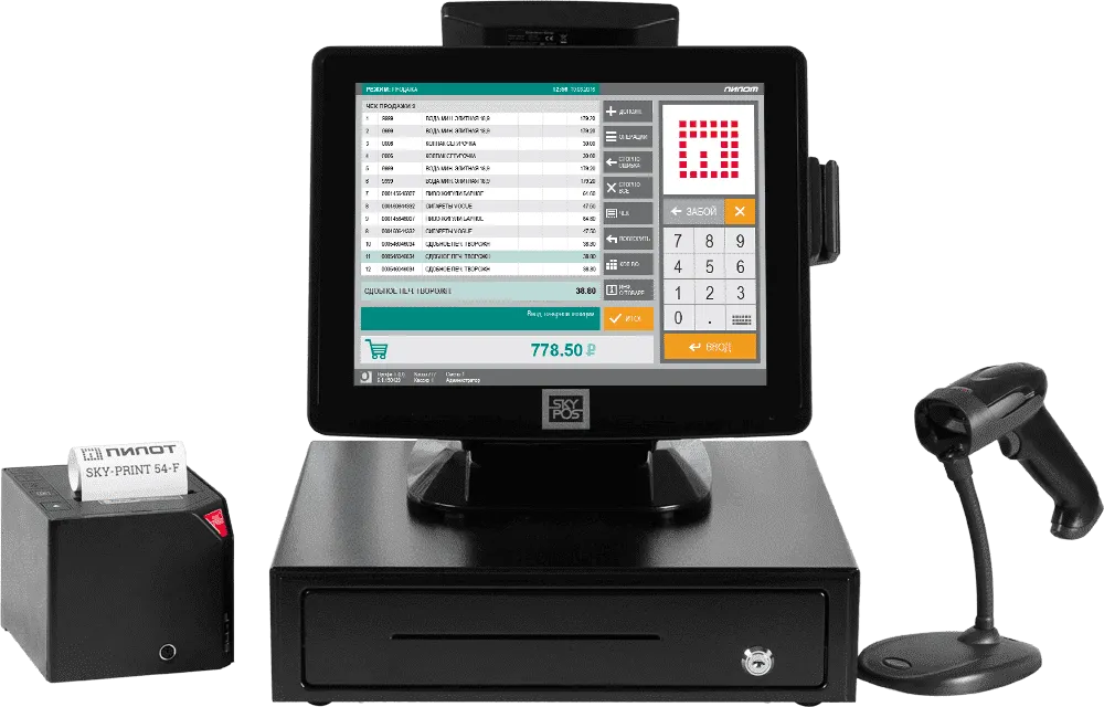 POS-система для розничной торговли | Пилот